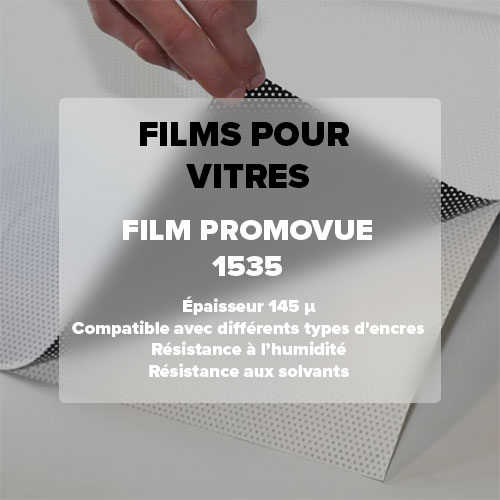 Clear Focus PromoVue - Vinyle PVC polymère micro-perforé